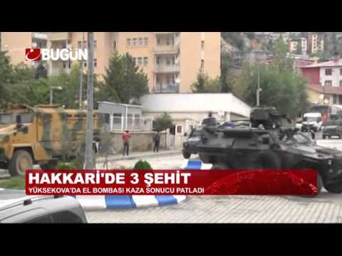 HAKKARİ'DE ASKERİ BİRLİKTE EL BOMBASI PATLADI: ÜÇ ŞEHİT, İKİ YARALI
