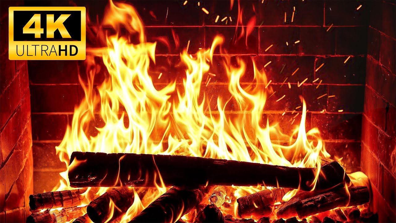 🔥 Ultimate Fireplace in 4K UHD with Crackling Fire Sounds | The BEST ...