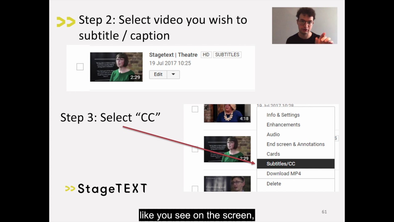 Digital Access Training | 06 - Step-by-step subtitling - YouTube