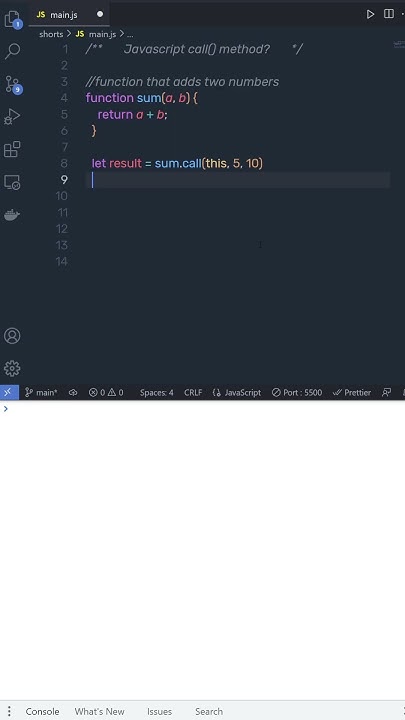What Is Javascript Call Method Shorts Youtube