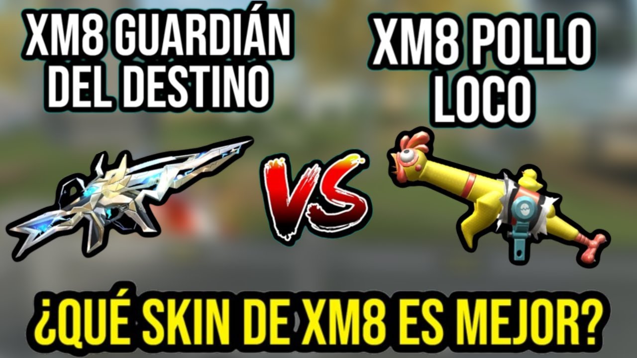 XM8 EVOLUTIVA VS XM8 POLLO LOCO - ¿Qué skin es XM8 es mejor? | SHADOWGAMES - YouTube