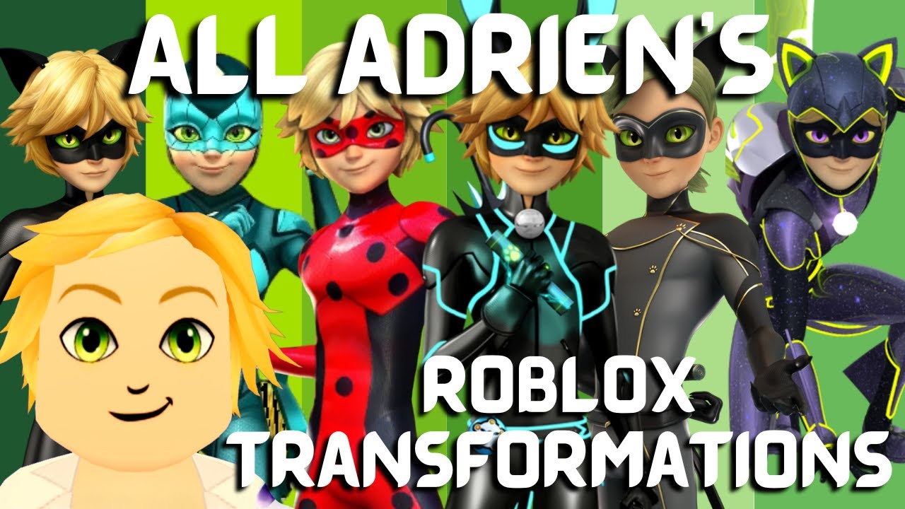 Adrien's Superhero Transformations: TV vs. Roblox in Miraculous RP 🐞🎮 ...
