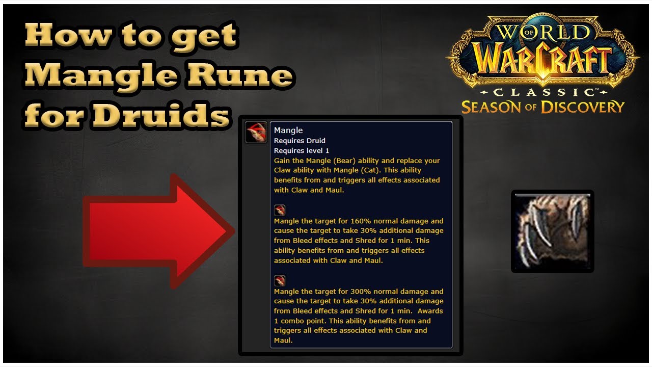 How to get Mangle Rune [WoW SoD] - YouTube