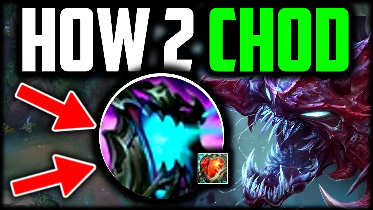 CHO'GATH IS TOO THICK TO HANDLE - How to Cho'Gath & CARRY for Beginners ...