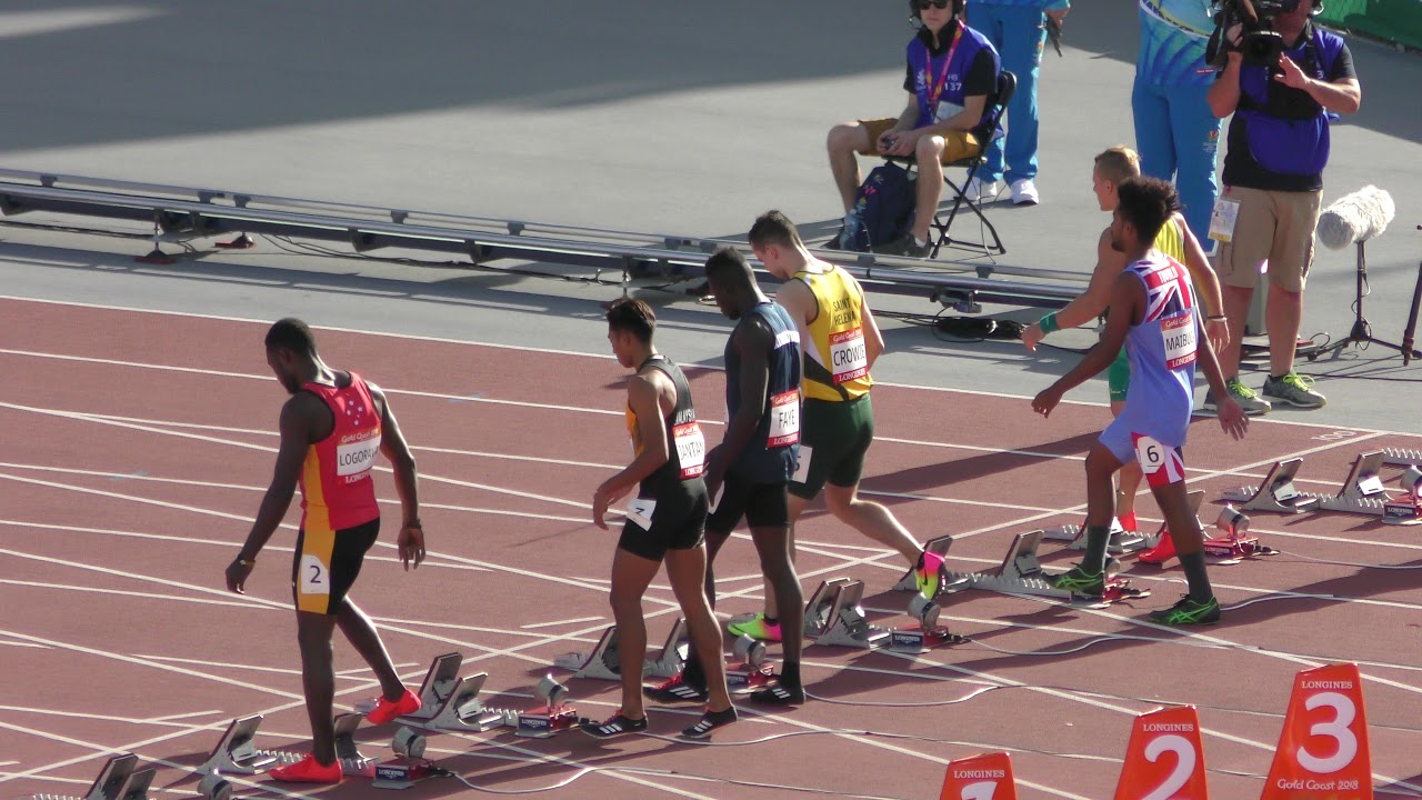 100m H9 Trae Williams 10.28 -0.1 Gold Coast 2018 - YouTube