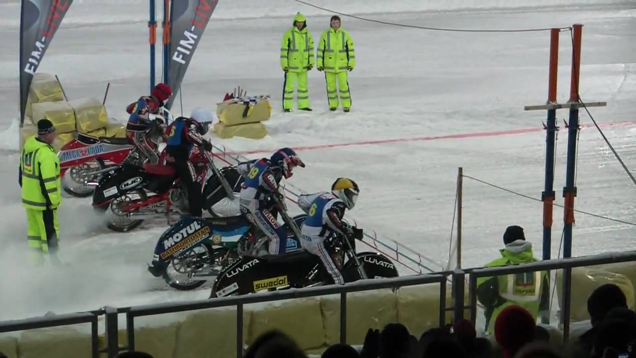 Speedway World Cup 2010 Russia 7/20 Чемпионат мира по спидвею на льду ...
