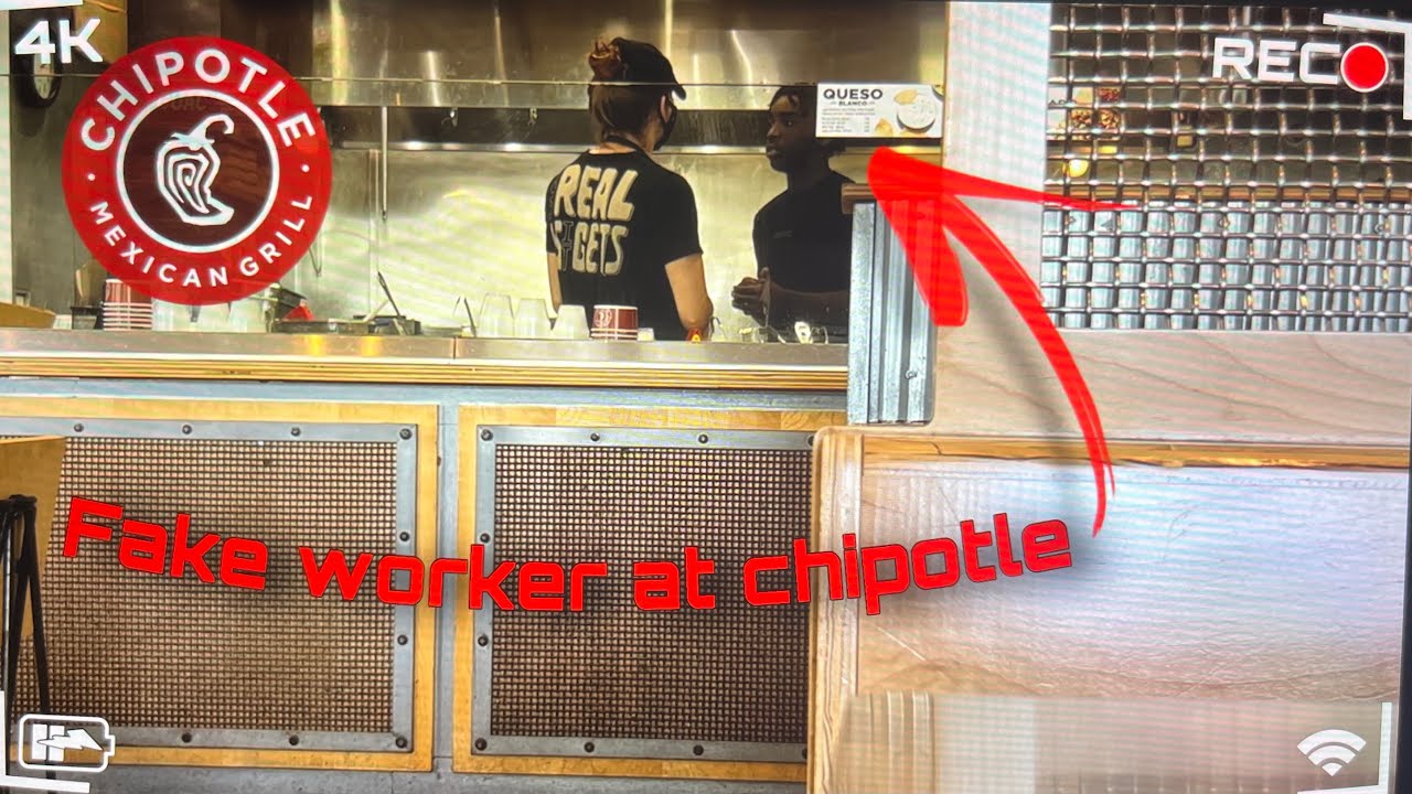 Pretending I’m A Worker At Chipotle For A Day !! *Went Crazy - YouTube