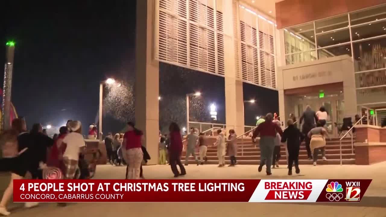 Shooting at Concord tree lighting ceremony - YouTube