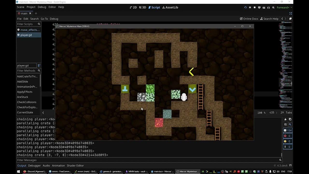 Juicing the game with bouncy animations - Marcos' Mysterious Maze devlog #68 - YouTube
