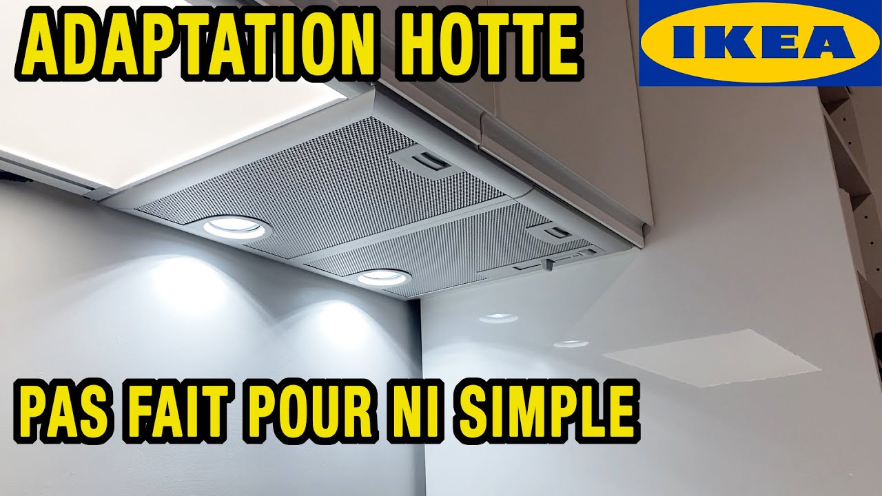 Comment installer une hotte de 60cm dans un meuble IKEA Metod de 80cm ...