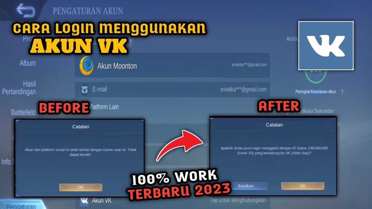 CARA LOGIN MENGGUNAKAN AKUN VK - YouTube