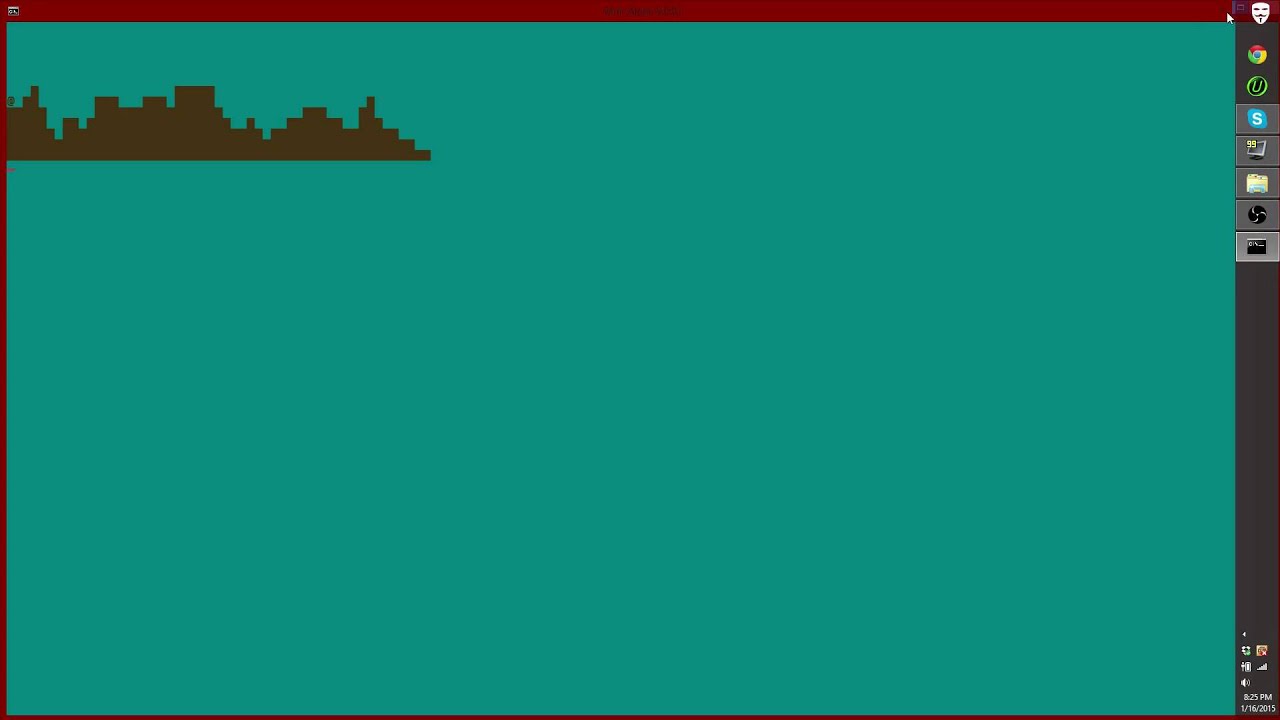 Batch file mining game (With a terrain generator) - YouTube