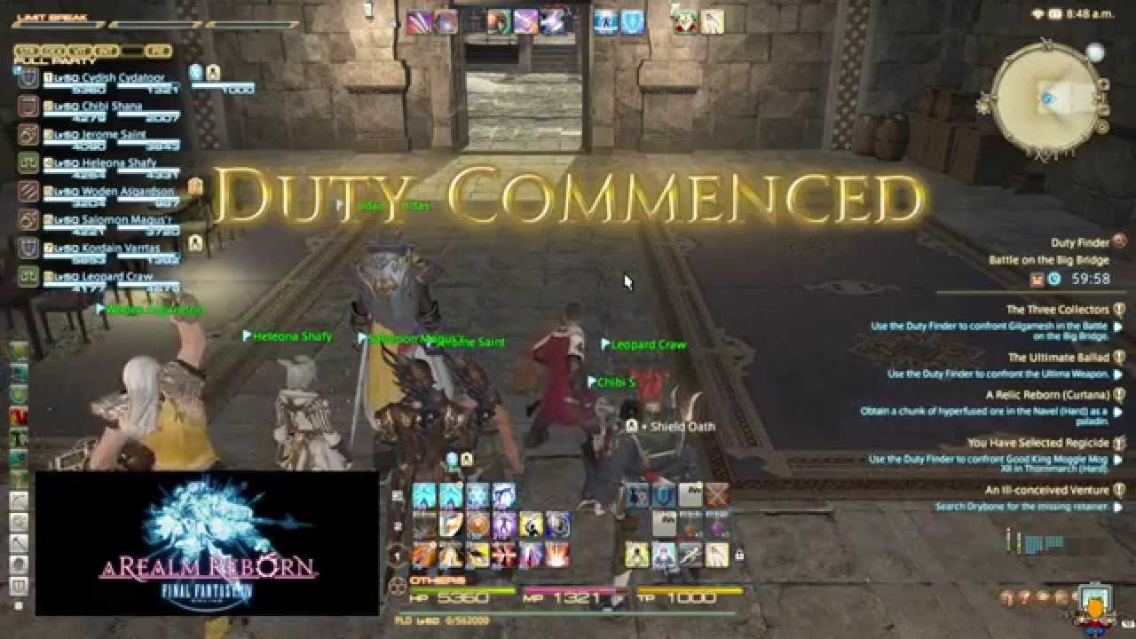 FFXIV:ARR - Battle On The Big Bridge (Gilgamesh) - YouTube