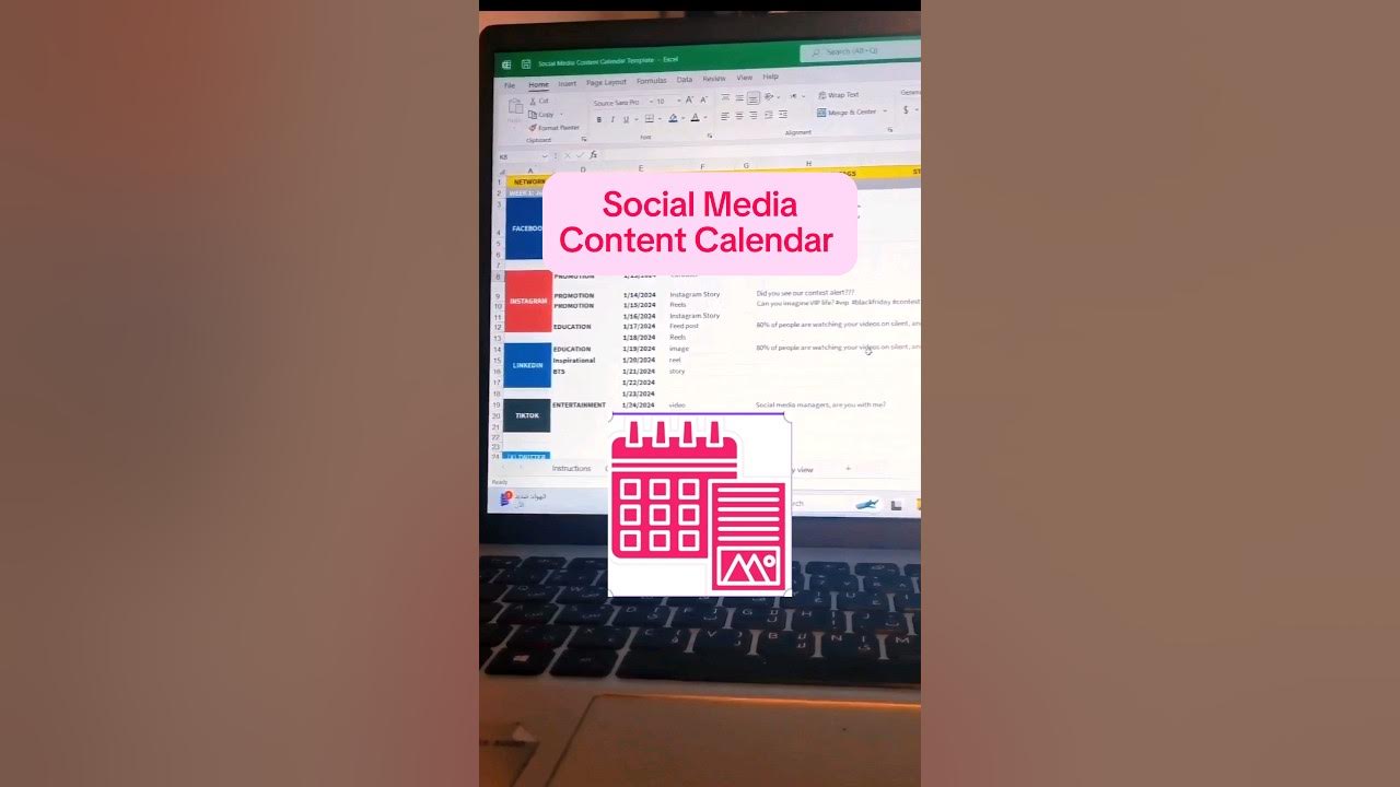 How to create content calendar for social media. - YouTube