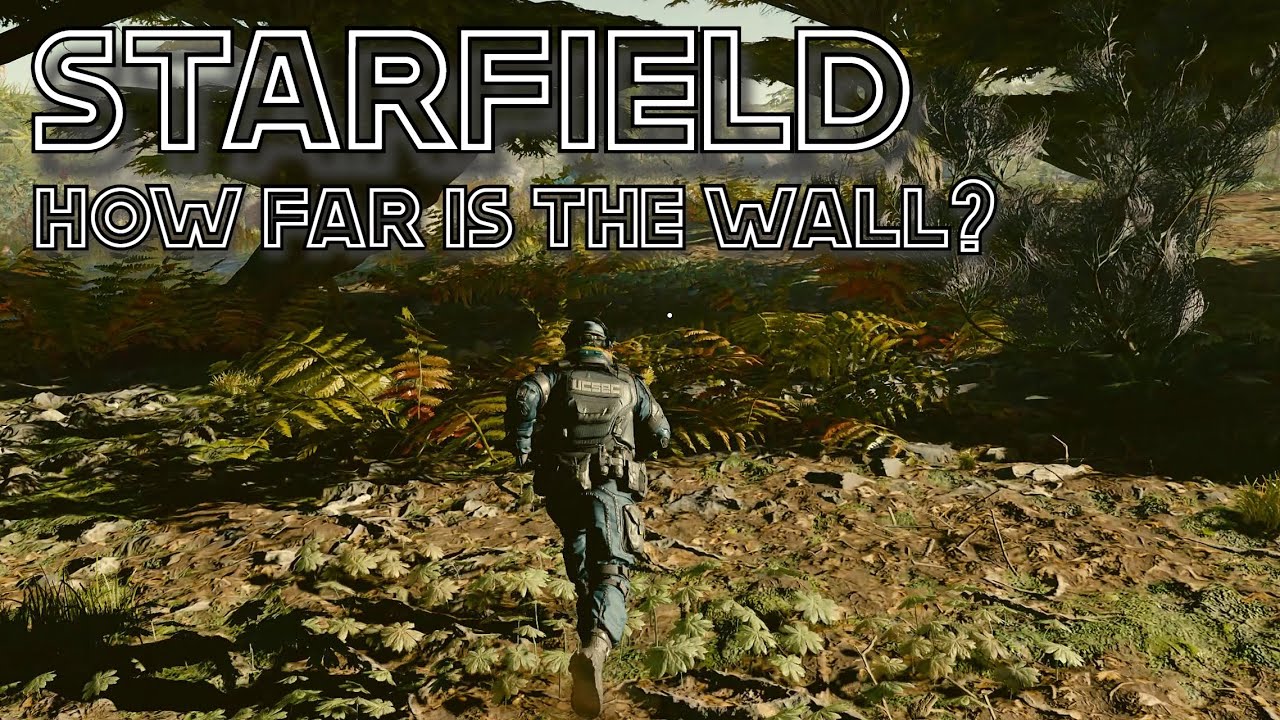 STARFIELD how far is the WALL? - YouTube