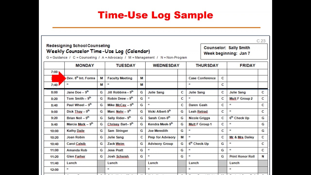 RSC: Tips Video Series - Time-Use Log - YouTube