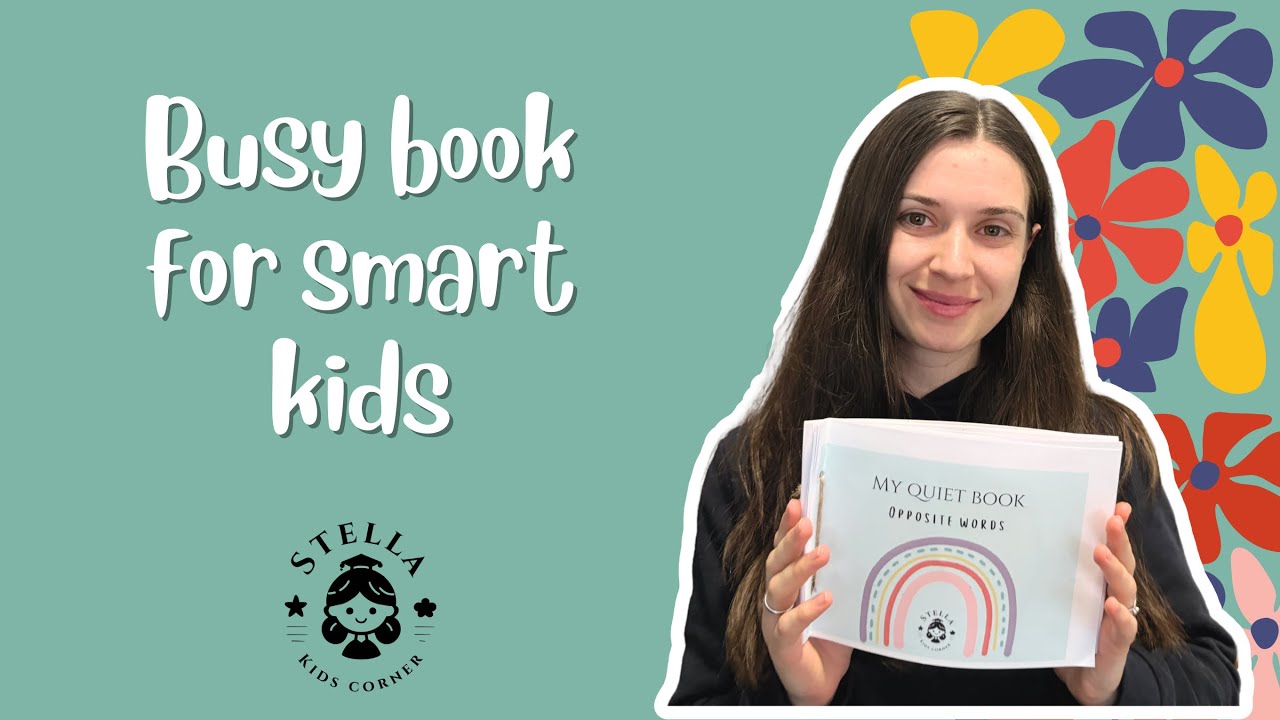 Busy Book for Learning Opposites | Interactive Vocabulary Activites for ...