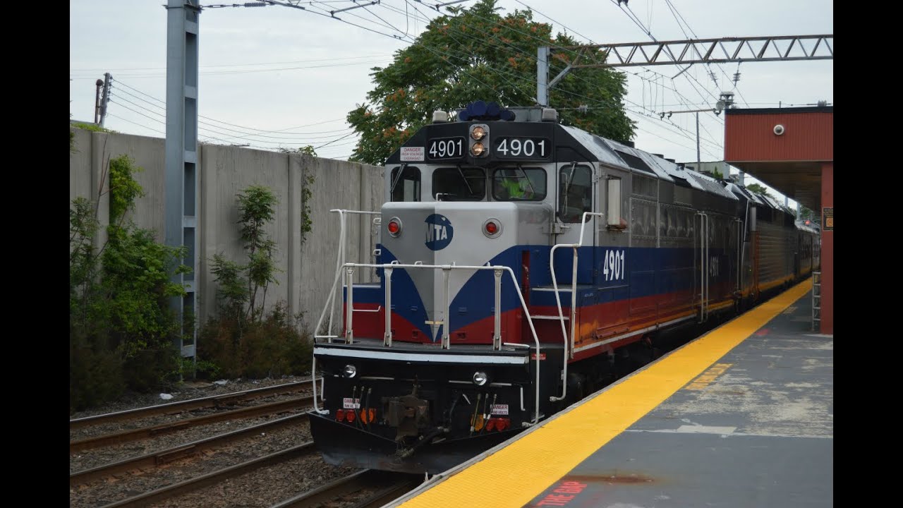 INCREDIBLY RARE!!! NJ Transit MM90 with a Metro North GP40FH-2 and an ...