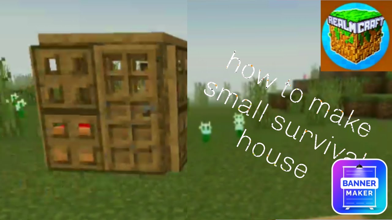 How to make small survival house|Realmcraft|Royal Gaming - YouTube