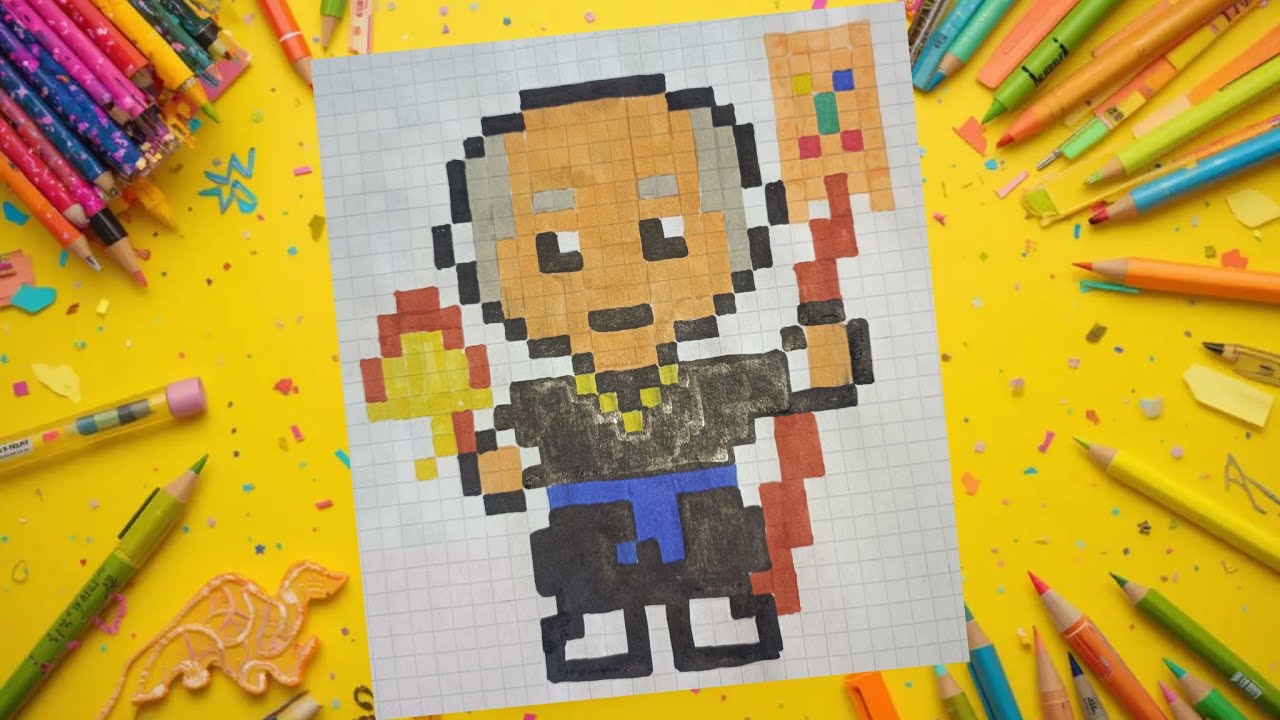 Cómo dibujar a MIGUEL HIDALGO en PIXEL ART fácil y rápido | Tutorial ...
