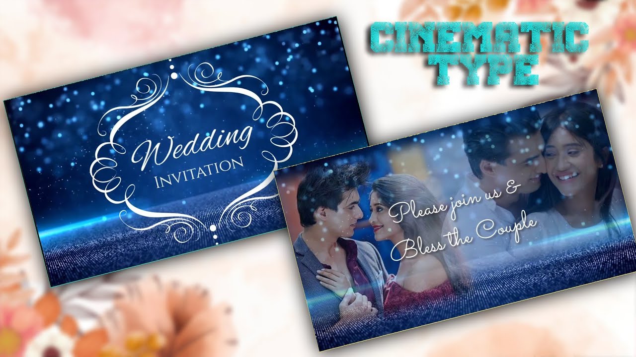 Wedding Invitation video editing by kinemaster | Wedding Invitation ...