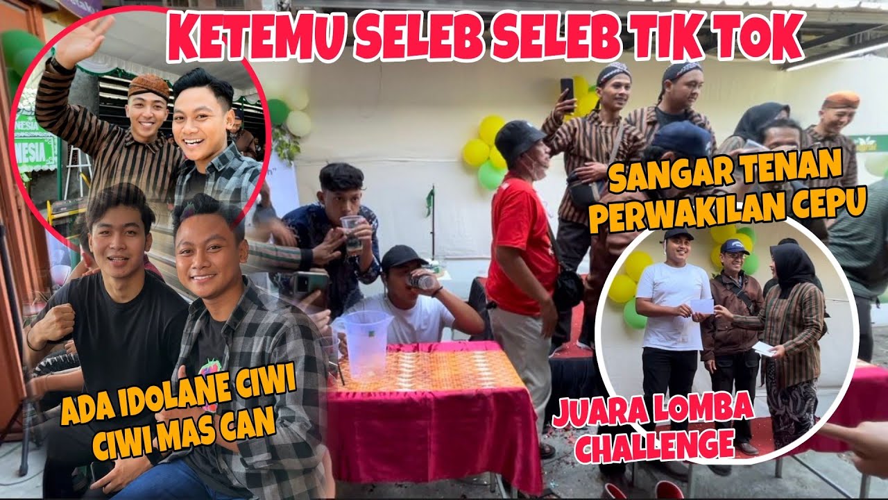 SERU BANGET | KETEMU SELEB TIK TOK SOLO | PASUKAN CEPU SIAP MEMERIAHKAN ...