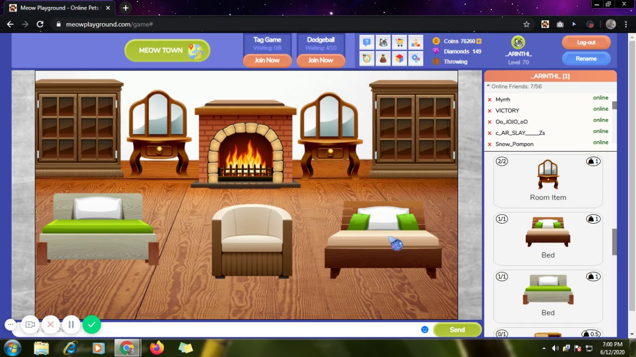 Lets edit my room || Editing my room in Meow Playground - YouTube
