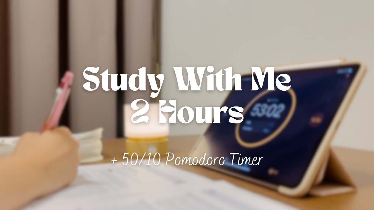 2-HOUR STUDY WITH ME | Night Studying 🌟 | Ghibli Piano Music 🎹 ...