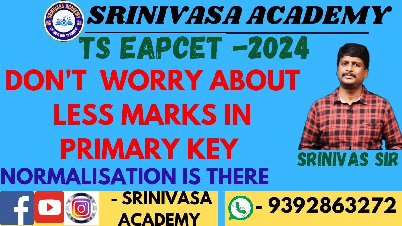 DON'T WORRY ABOUT LESS MARKS IN PRIMARY KEY|| NORMALIZATION IS THERE ...