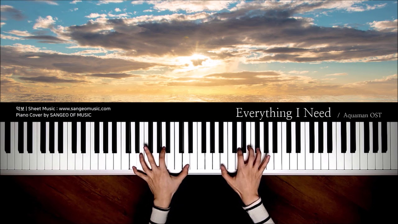 아쿠아맨 Aquaman OST : Everything I Need | Piano cover 피아노 커버 - YouTube Music
