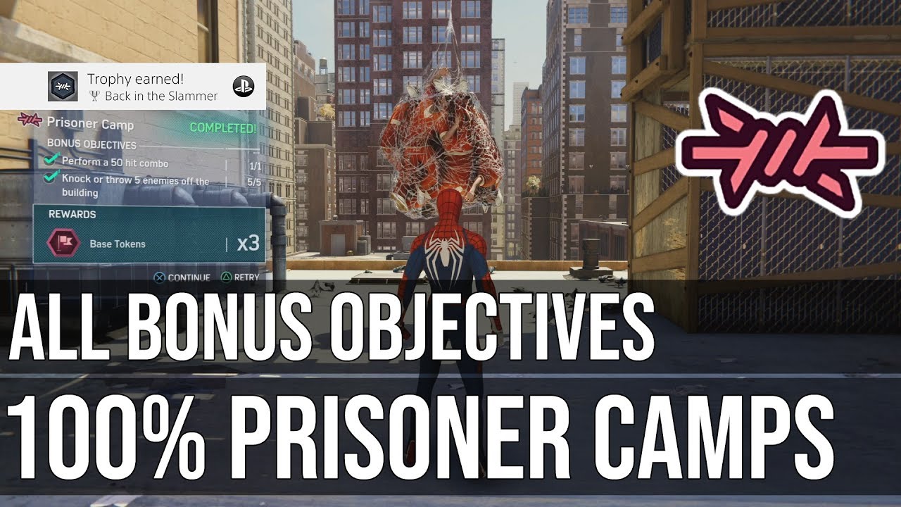 Back In The Slammer Trophy - All Bonus Objectives Prisoner Camps ...