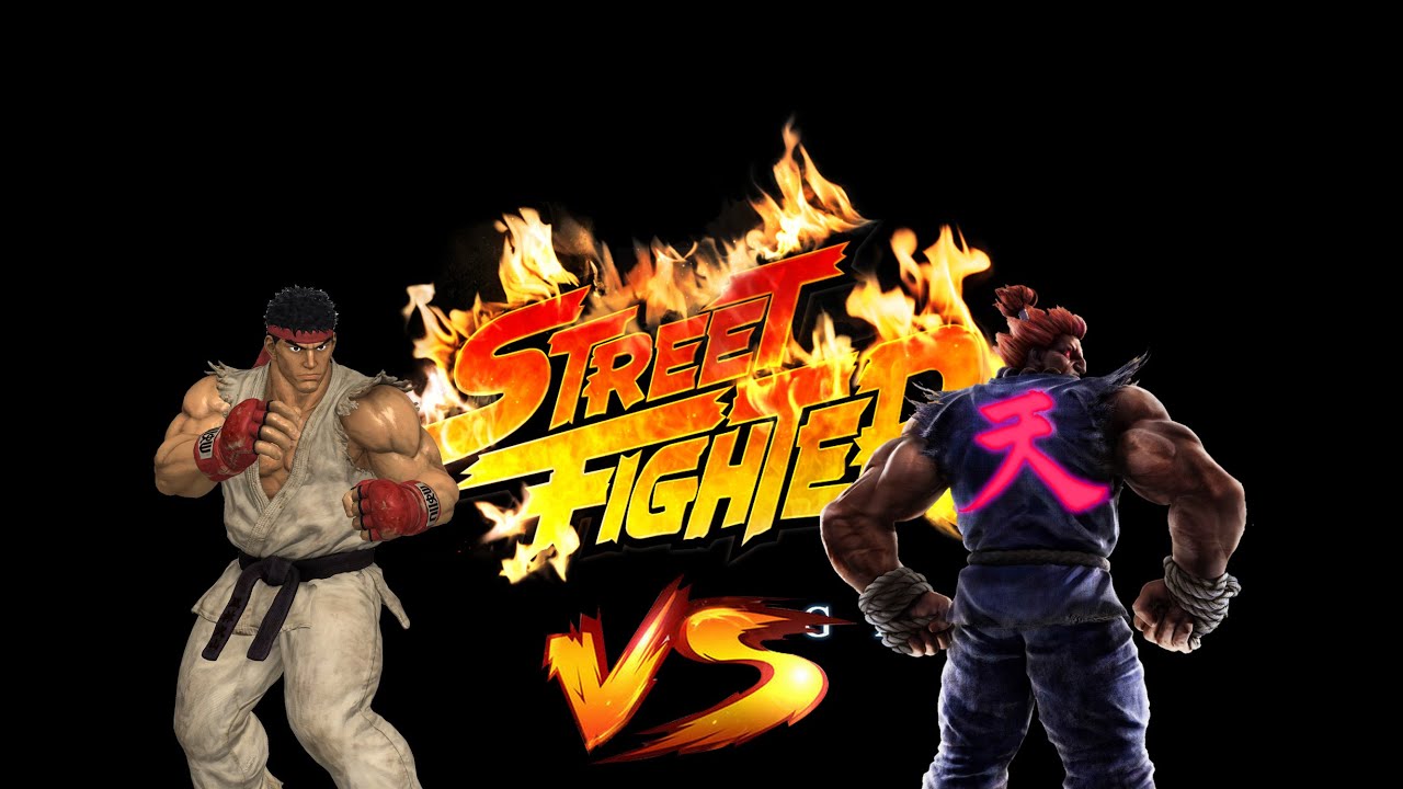 Ryu vs Akuma - YouTube