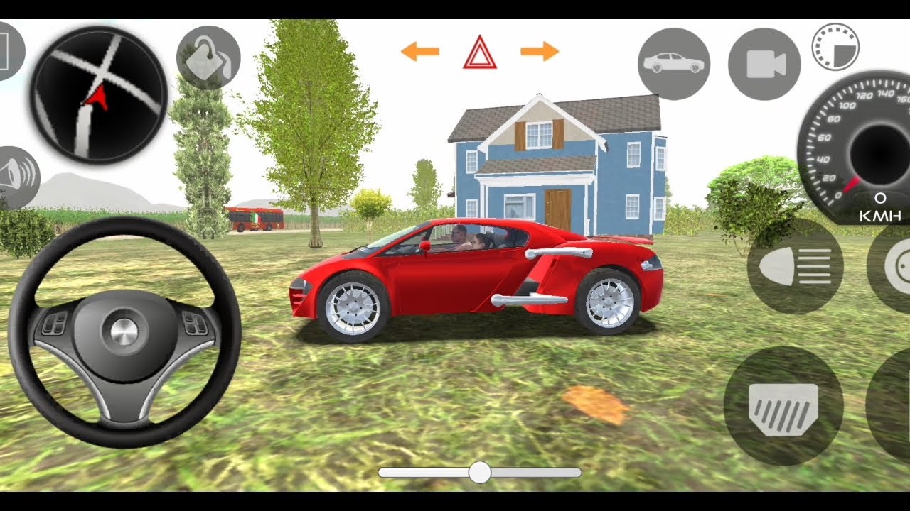 Tarzan Red Car Gameplay 🤗 || Android game 🤗 || Simulator 3d Stunt ...