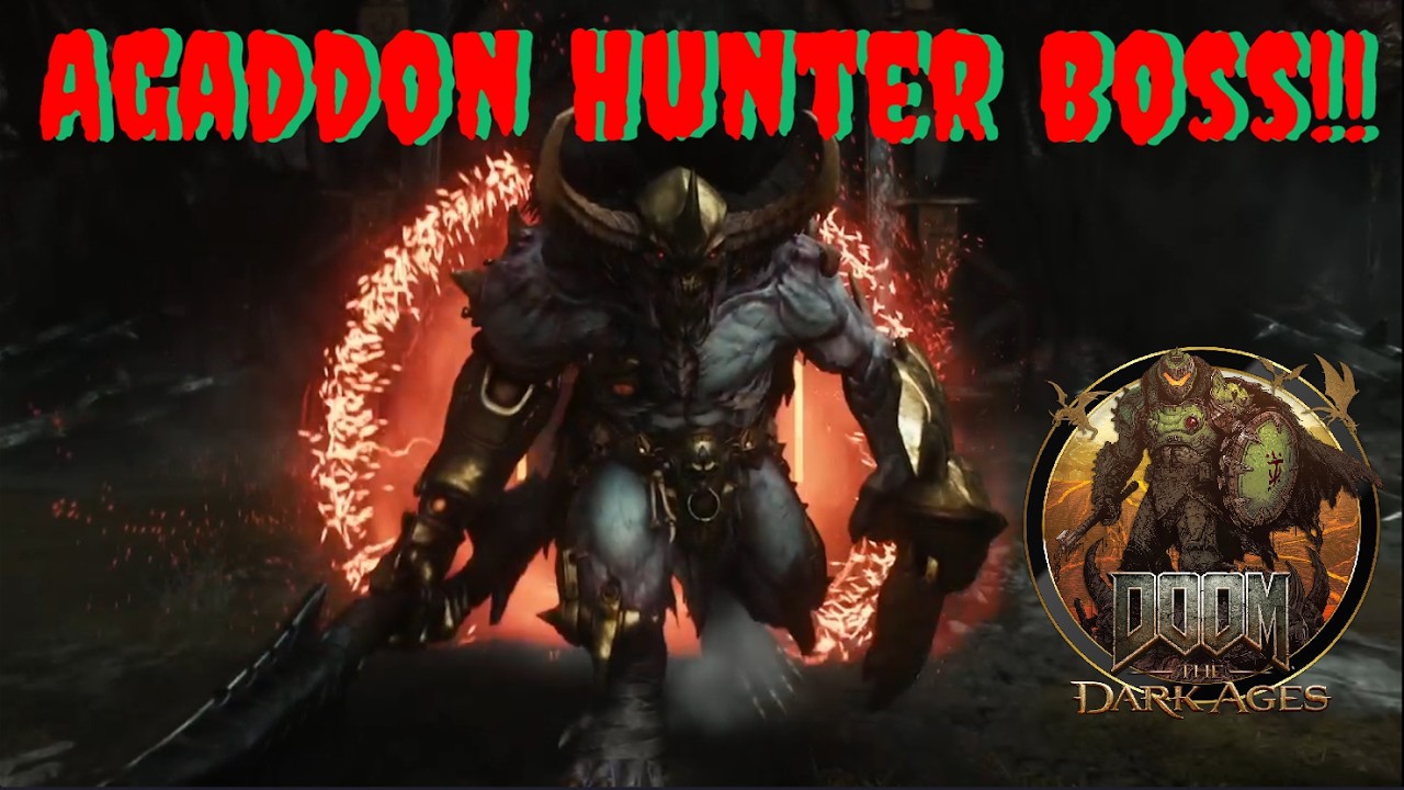 Doom the Dark Ages how to beat Agaddon Hunter BOSS in Chapter 8! - YouTube