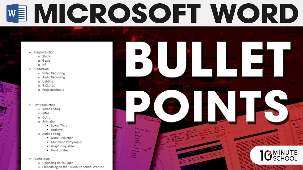 MS Word Bullet Points Microsoft Word Course Sadman Sadik YouTube ms-word-bullet-points-microsoft-word-course-sadman-sadik-youtube