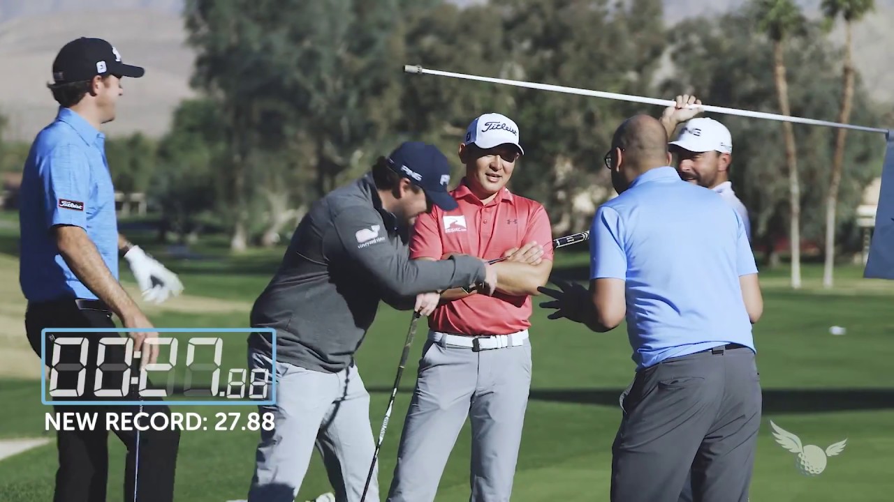 PGA Tour Rookies Attempt to Beat the World Record for Fastest Hole in ...