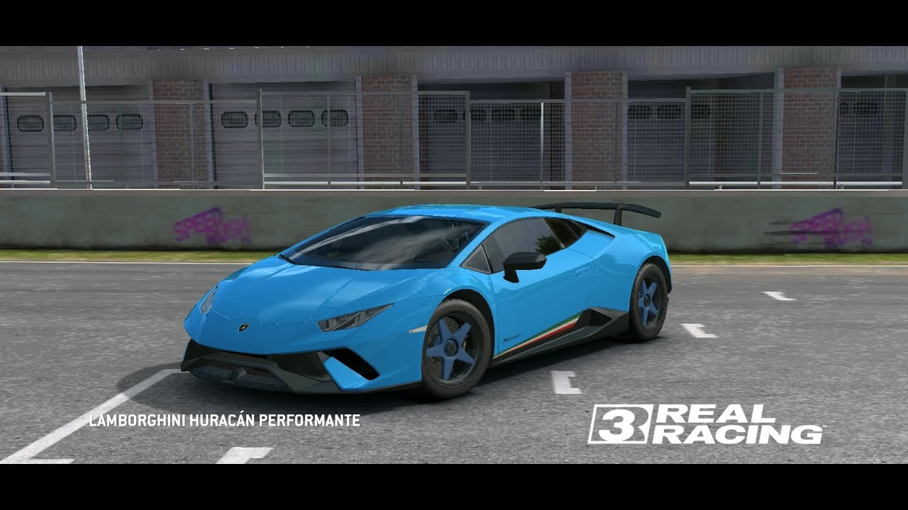 REAL RACING 3 : LAMBORGHINI HURACÁN PERFORMANTE - YouTube