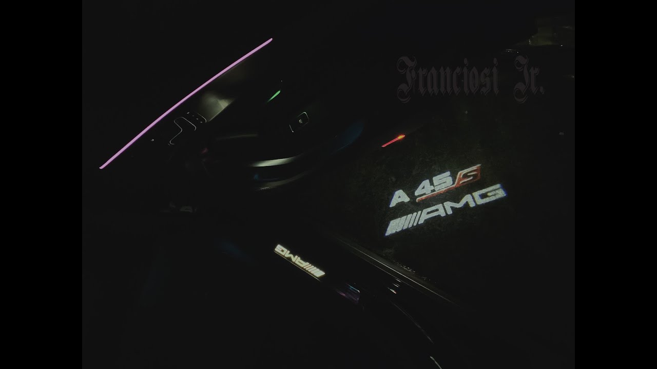 HOW TO INSTALL THE DOOR LIGHTS WITH LOGO ON A MERCEDES-BENZ AMG A45 S ...