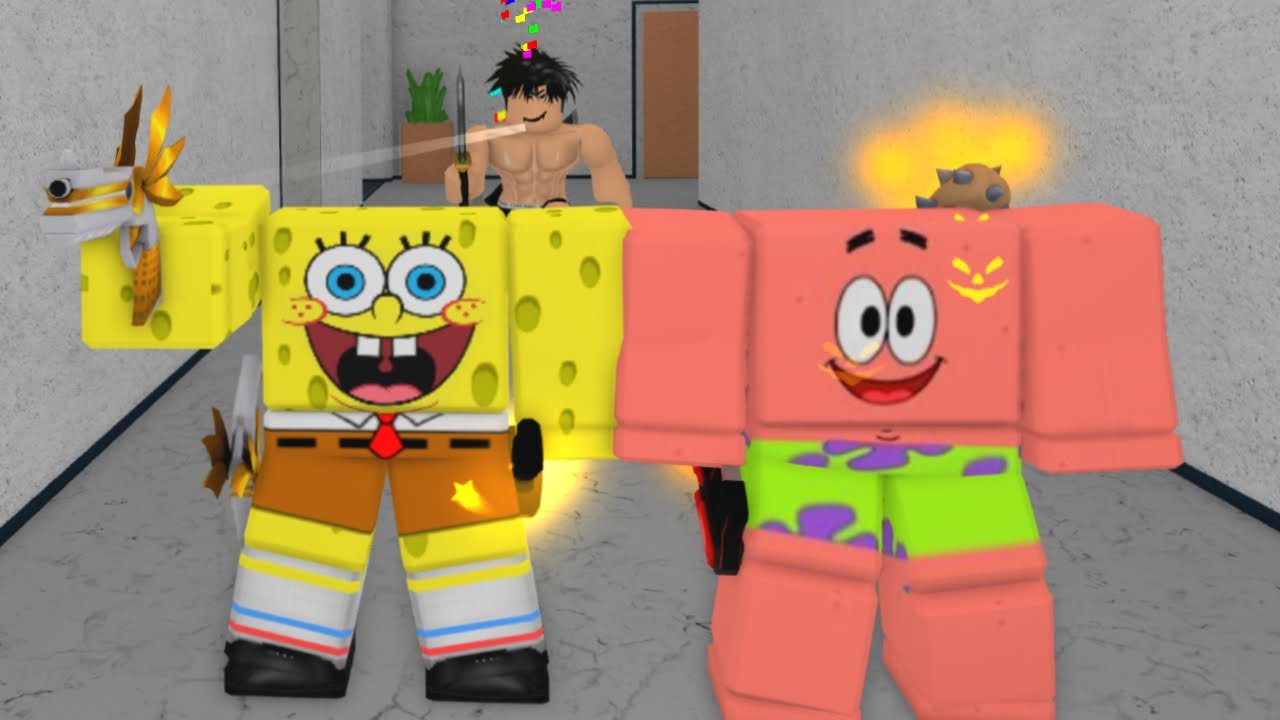 SpongeBob and Patrick DESTROY Toxic TEAMERS..(Murder Mystery 2) - YouTube