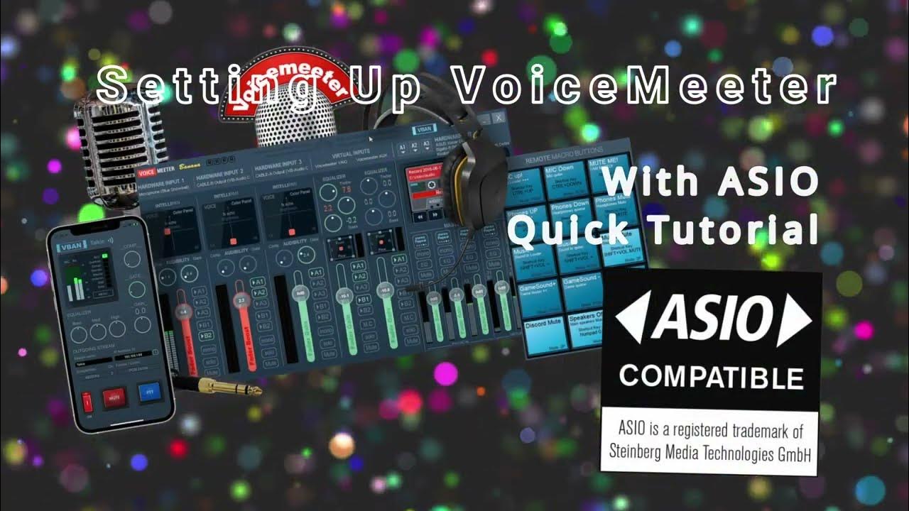 Voicemeeter Asio Setup - YouTube