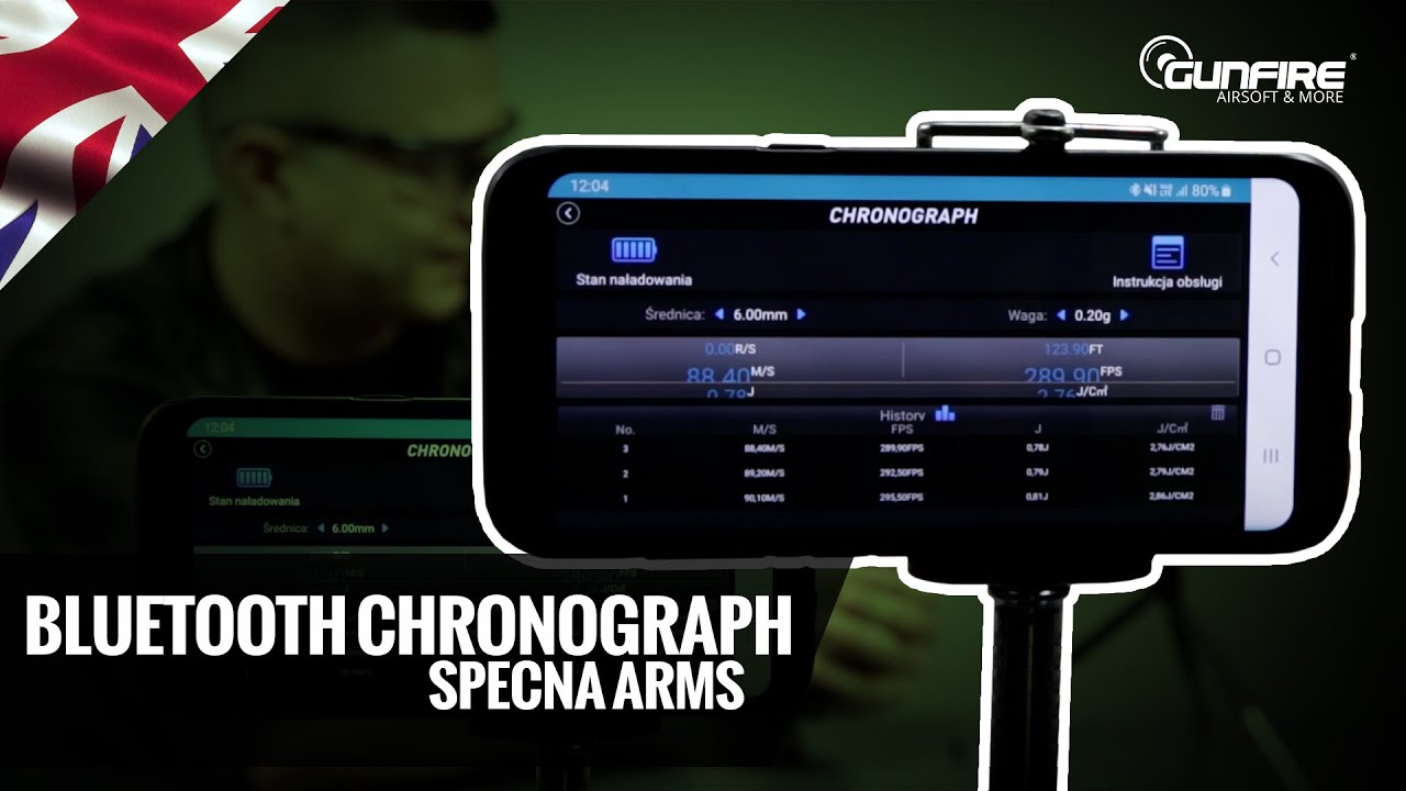 Gunfire TV: Specna Arms Bluetooth Chronograph - YouTube