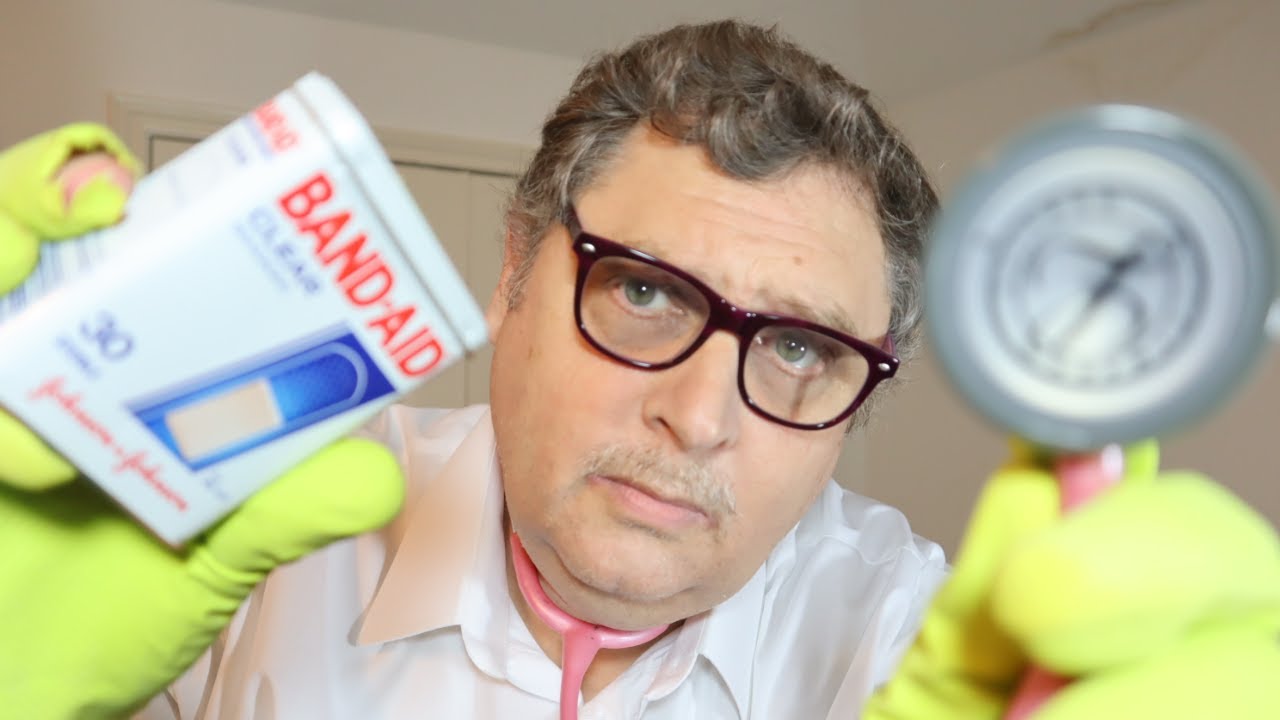 ASMR - Doctor Roleplay - Tuneup | Check-up | Stethoscope | Gloves - YouTube