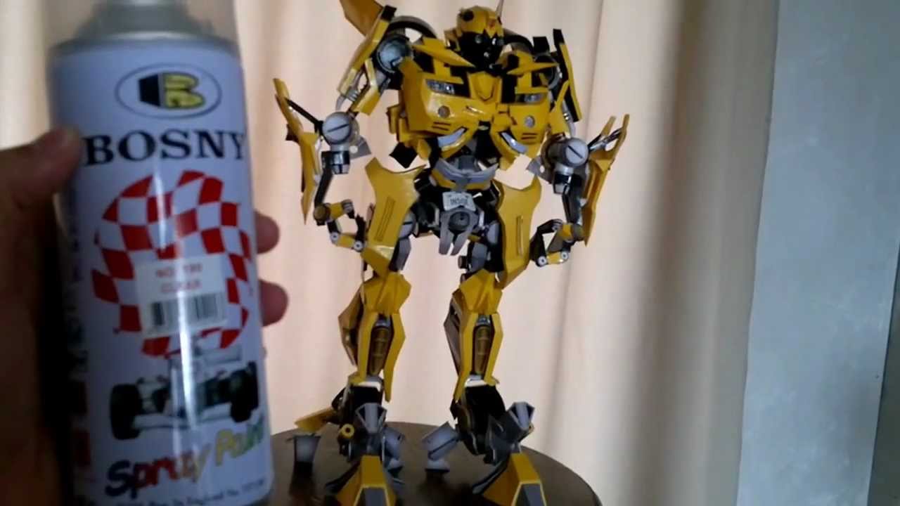 Bumblebee en papercraft - YouTube