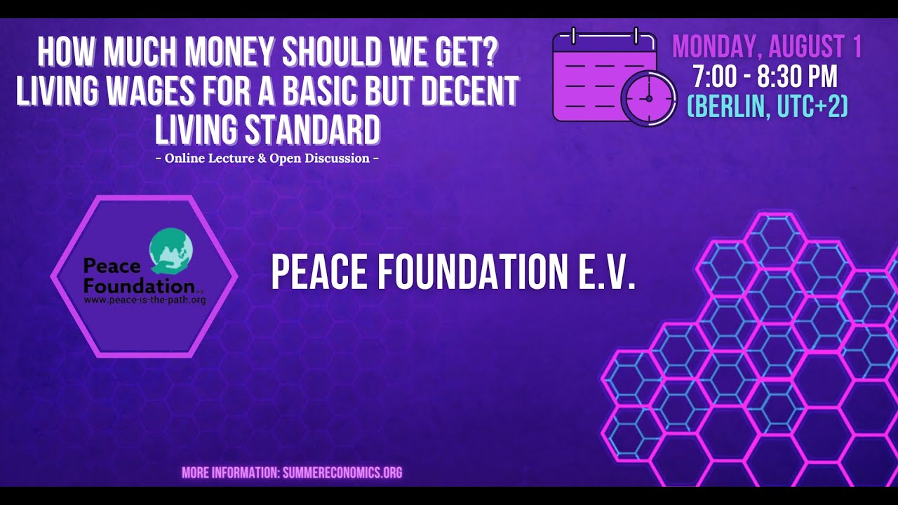 How much money should we get? - Living Wages for a basic but decent ...