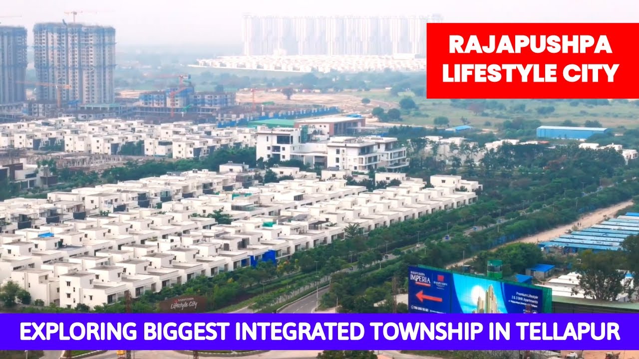 Exploring Rajapushpa Lifestyle City in Tellapur || Biggest Integrated ...