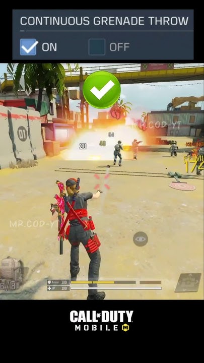 Pro Use This Grenade Settings in CODM BR 💯🔥CODM Pro Setting #shorts #codmbr #codm #ff #cod ...