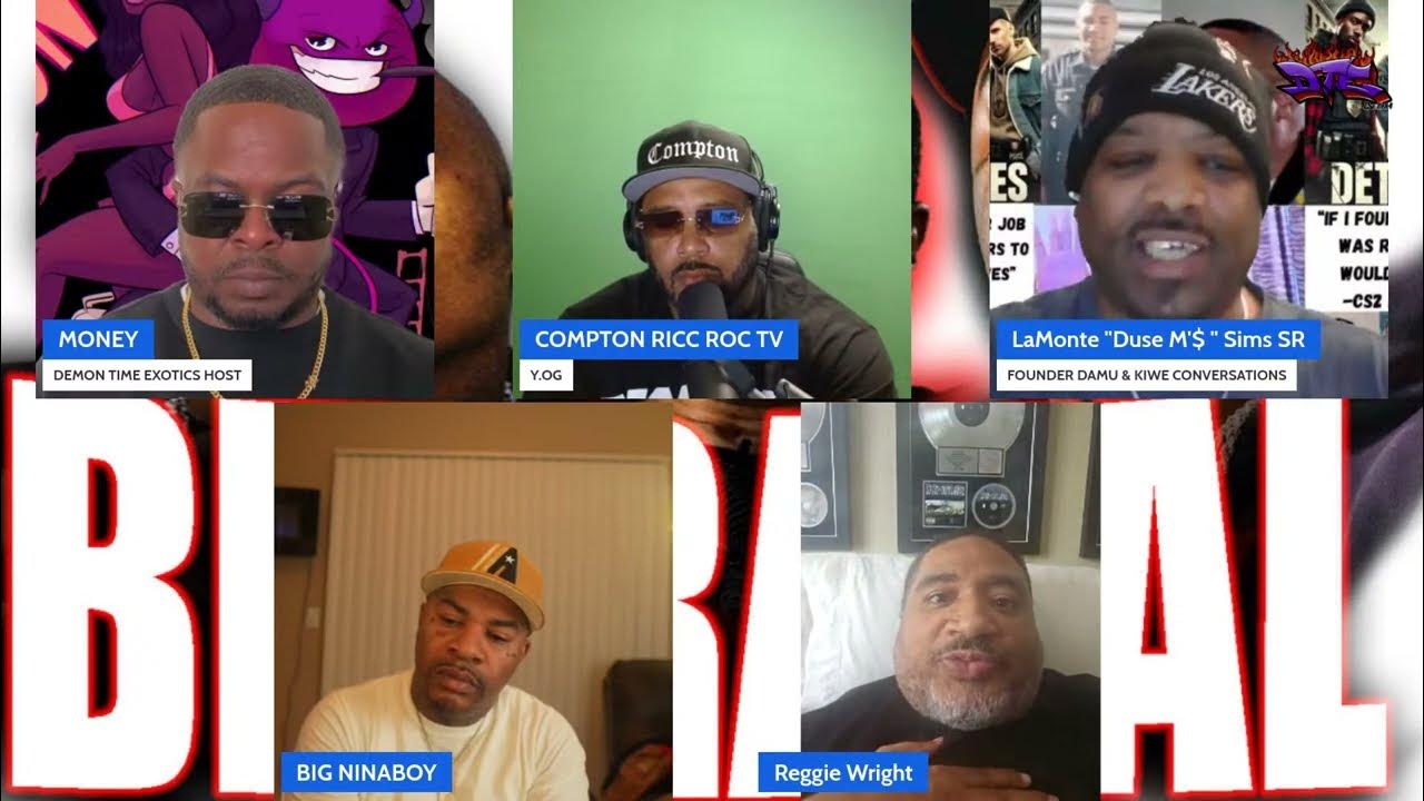 Nina Boy, Reggie Wright, Duse M's, Compton Ricc Rocc Speak On Spider loc and the Disloyalty ...