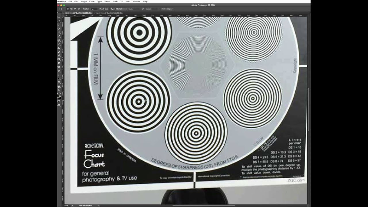 Using the Putore Sharpness Indicator - YouTube