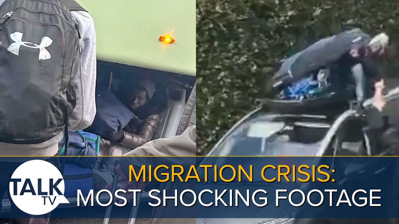 Illegal Migrant Stowaway Attempts: Most Shocking Footage - YouTube