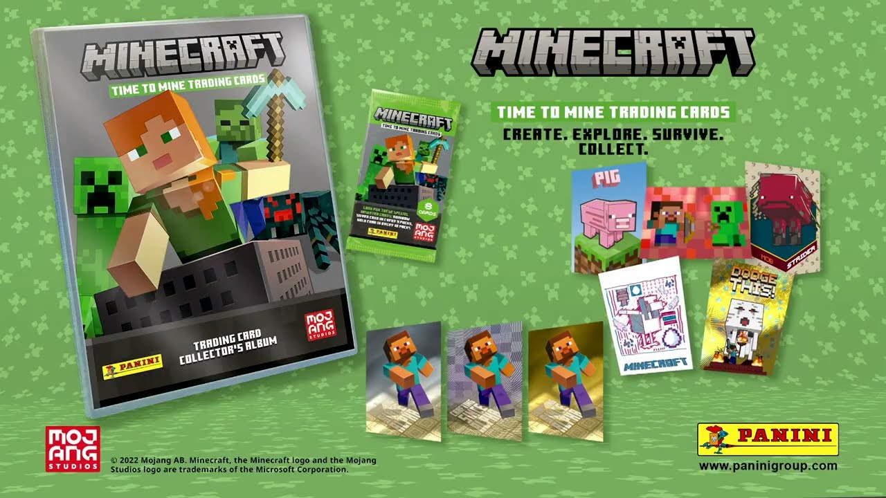 Minecraft – Time To Mine Trading Cards | Panini | Offizieller Spot (15 ...
